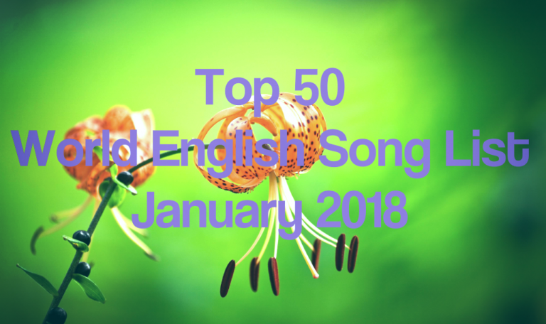 Top 50 World English Song List January 2018 – AllStarSongs.com – World ...